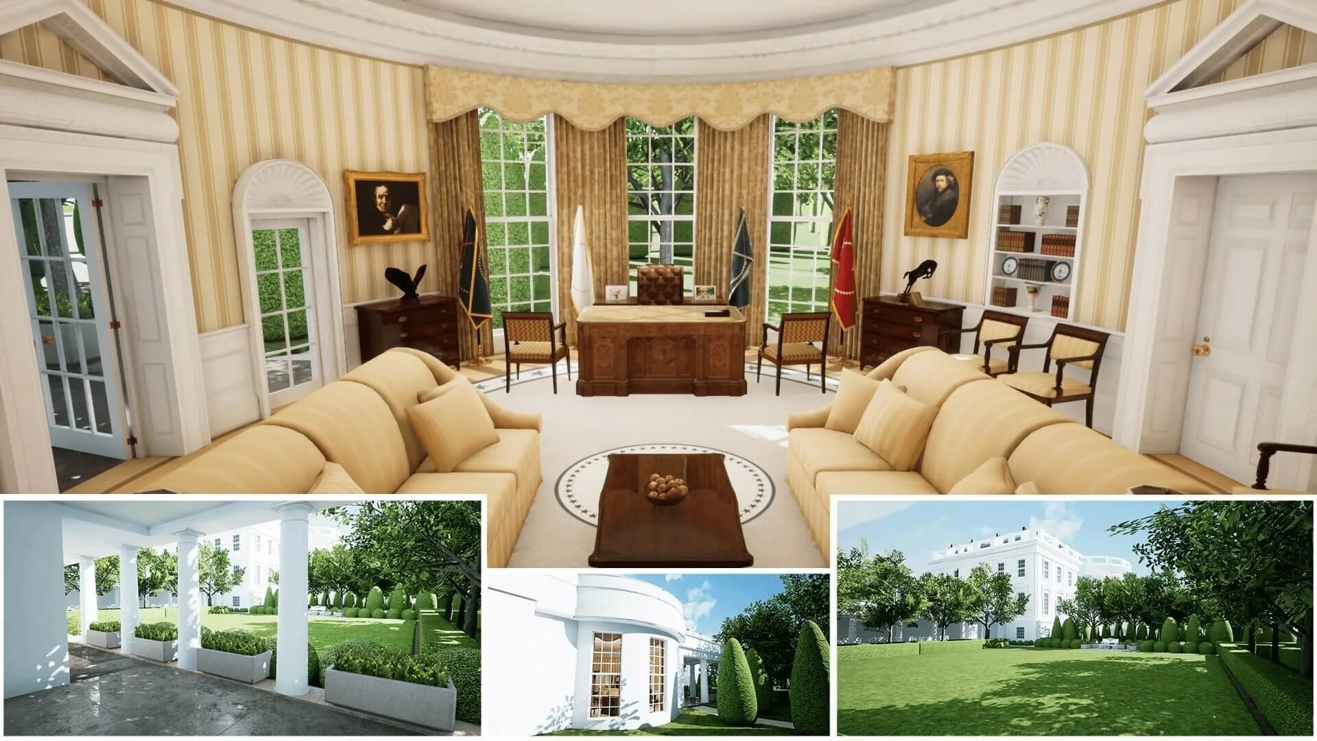 White House Inside Oval Office