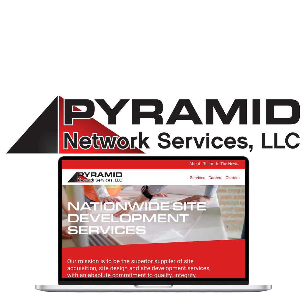 Pyramid Network Services — Caroline Schroback | Brand & Website Designer