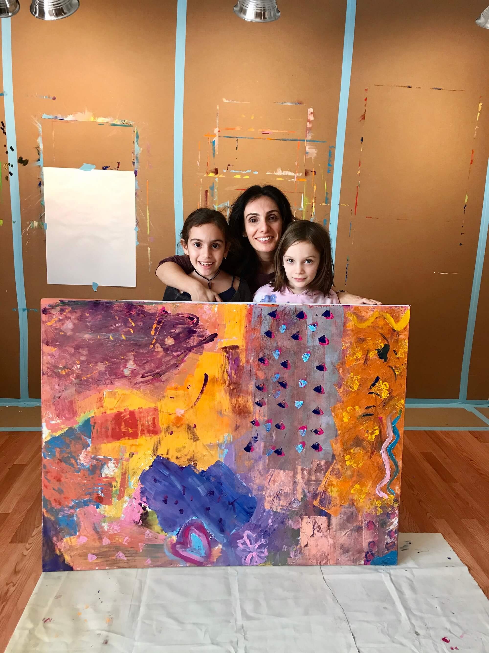 Women's Expressive Art Therapy - Belmar, NJ — Wild & Free Painting
