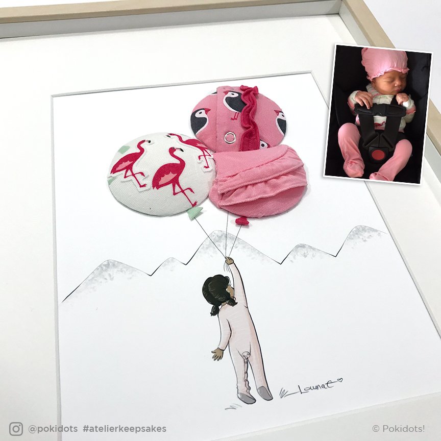Two keepsakes for Madeline Elle. — Pokidots
