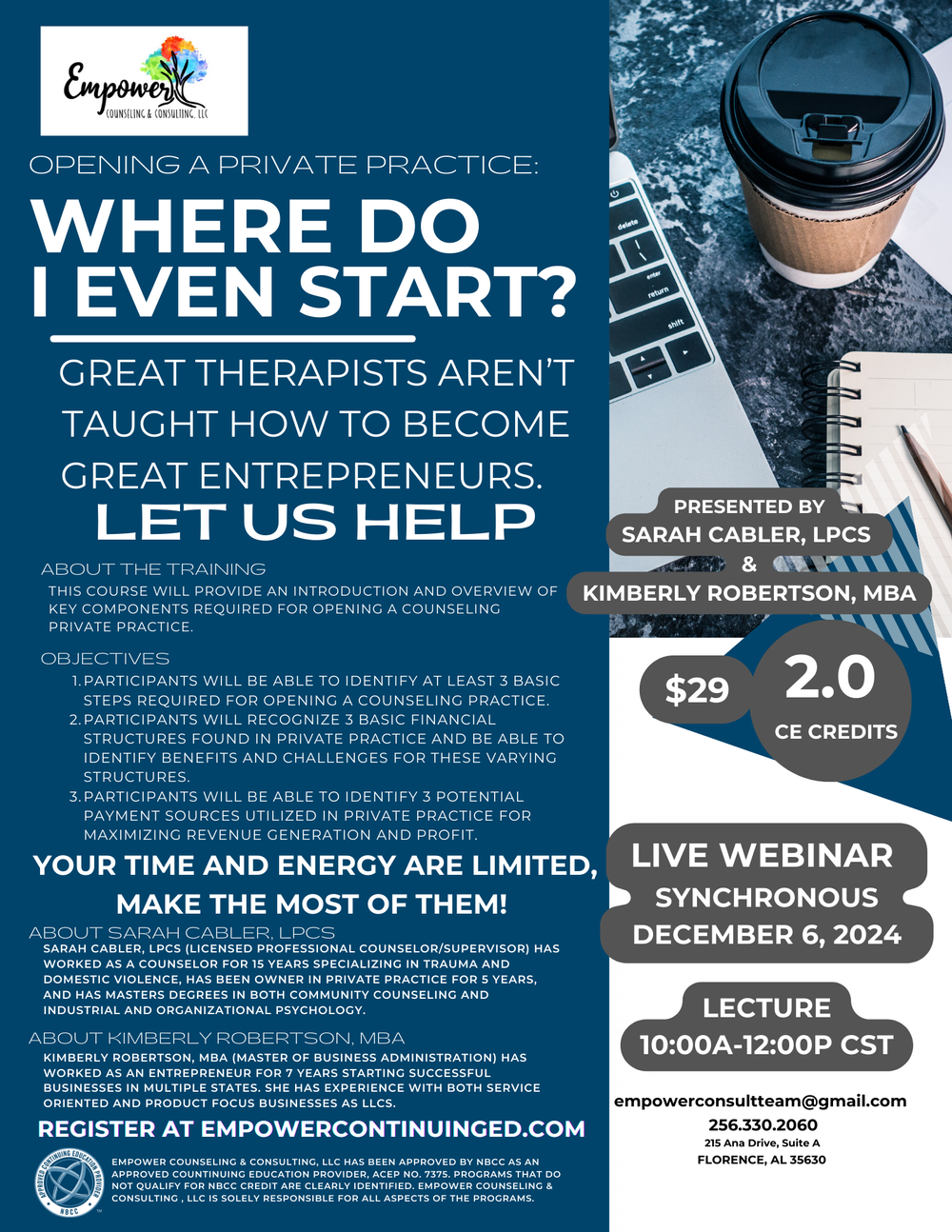 NBCC Approved CEs — Empower Continuing Education