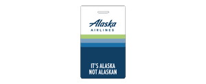 Alaska Airlines Luggage Tags — The Parody Popup Shop