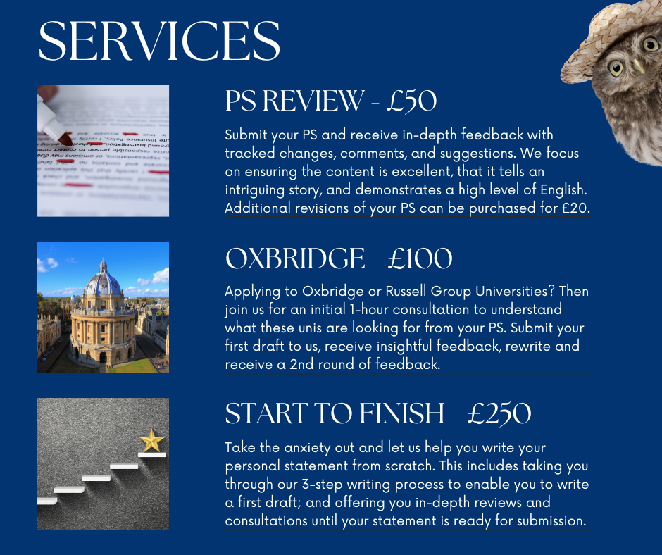 Personal Statements — Physics Owls