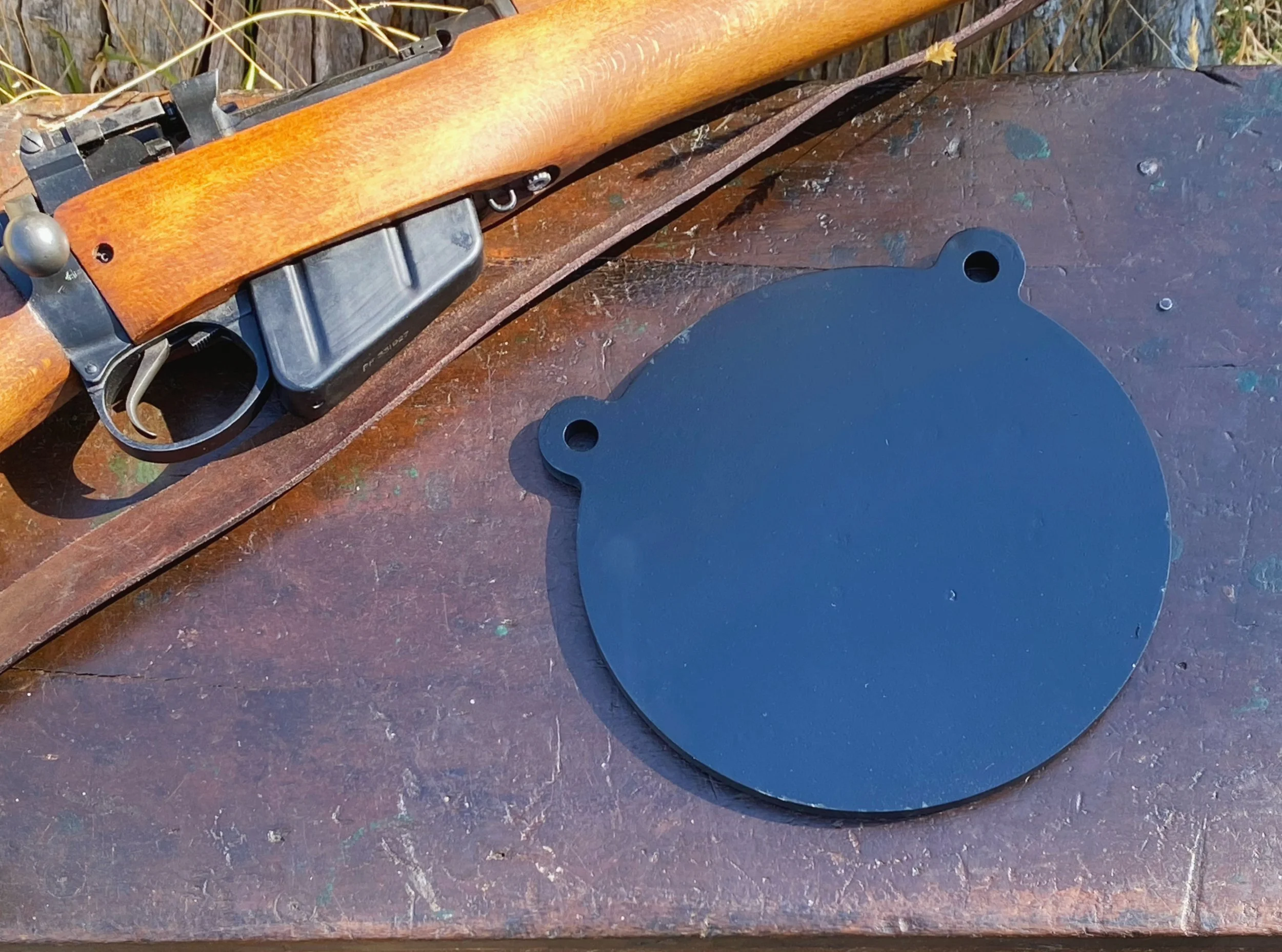 Sitting Fox Thermal capable dual sided target with 100mm Chest Gong ...