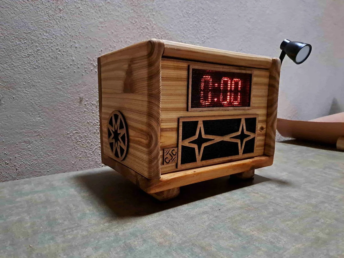 Clock radio— Scav Eng | USA Handmade Outdoor Goods & Custom Builds