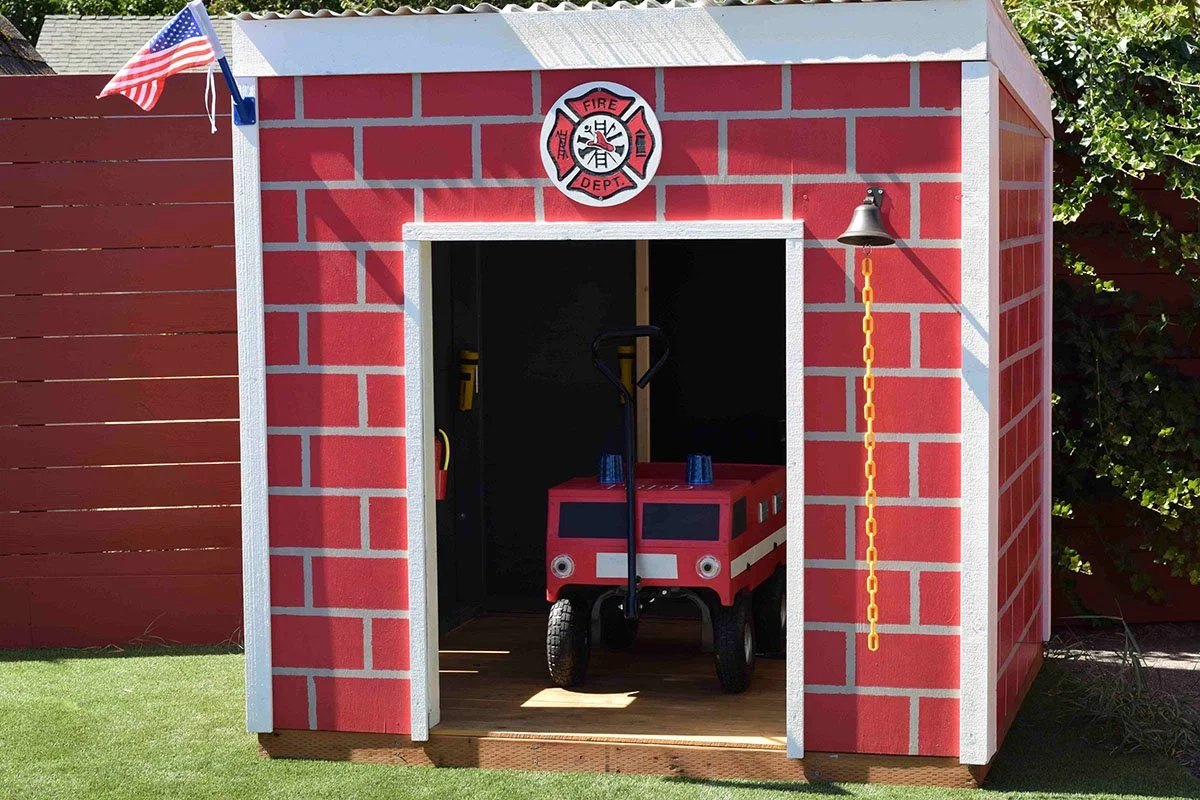 Fire station play set— Scav Eng | USA Handmade Outdoor Goods & Custom ...