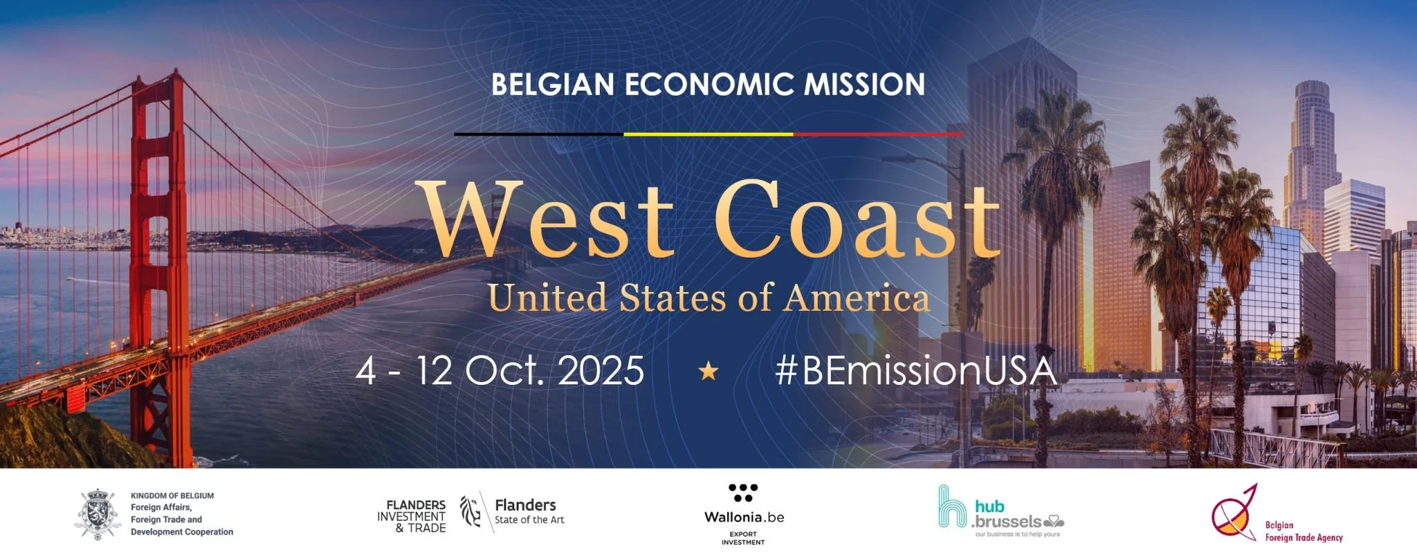 Belgian Economic Mission to Los Angeles & San Francisco Oct 25 — BELWEST