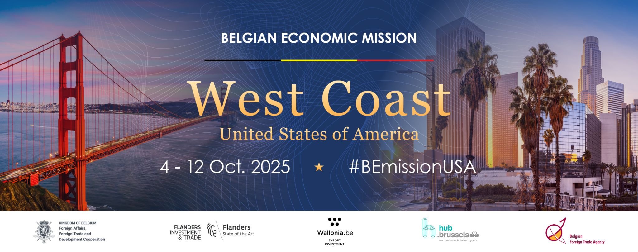 Belgian Economic Mission to Los Angeles & San Francisco Oct 25 — BELWEST