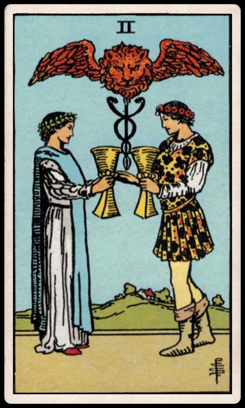 2 of Cups