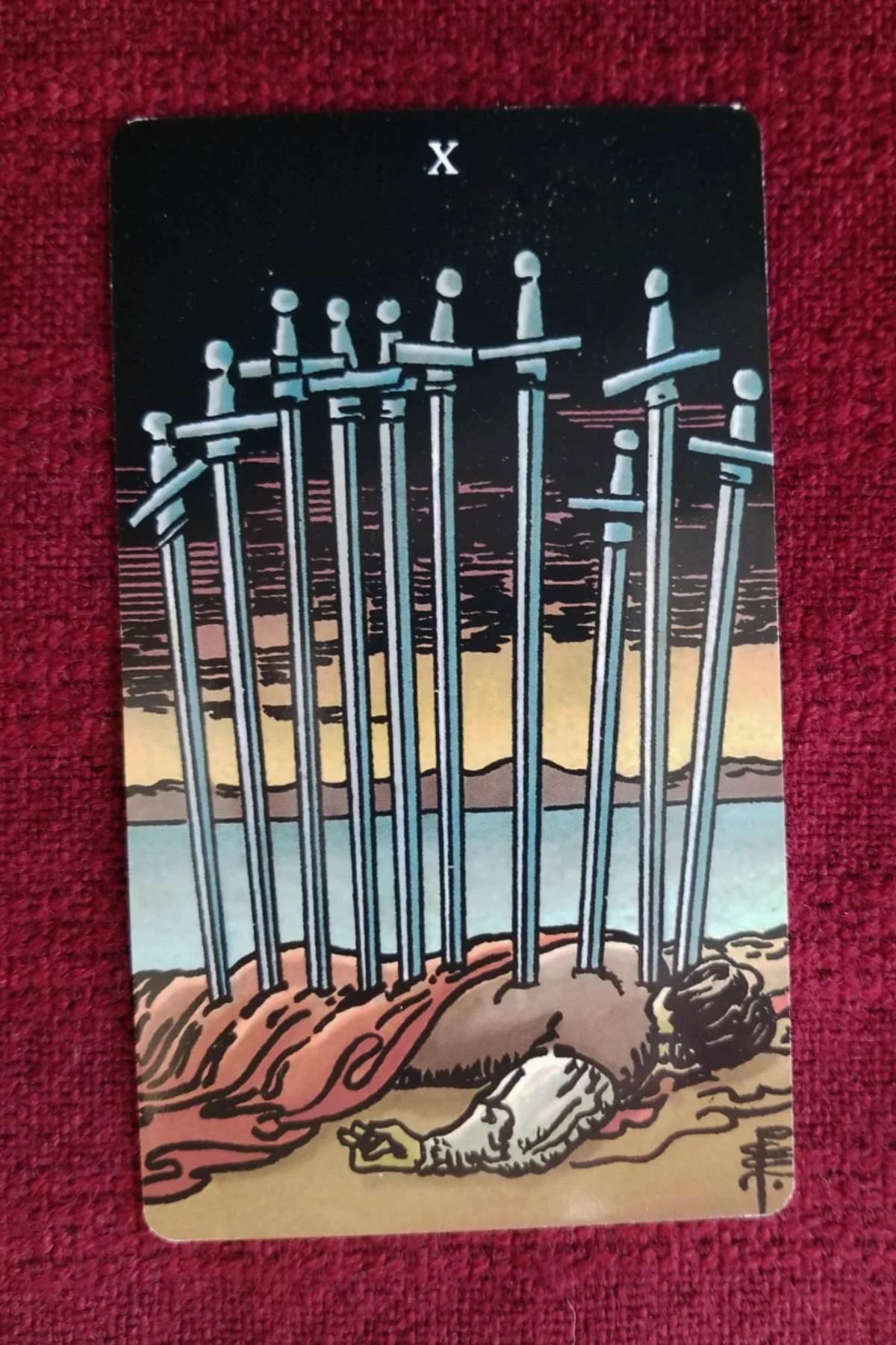 Tarot Card of the Day: 10 of Swords