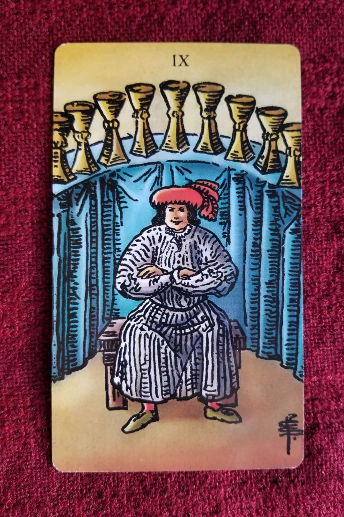 Nine of Cups: Tarot Card of the Day