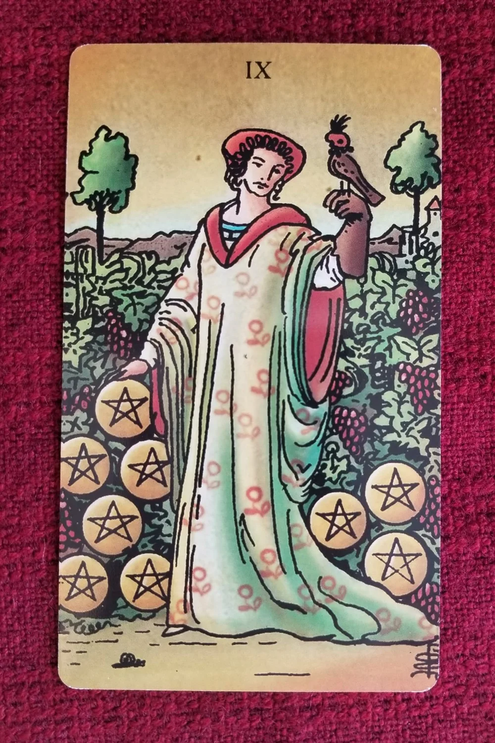 Tarot Card of the Day: 9 of Pentacles