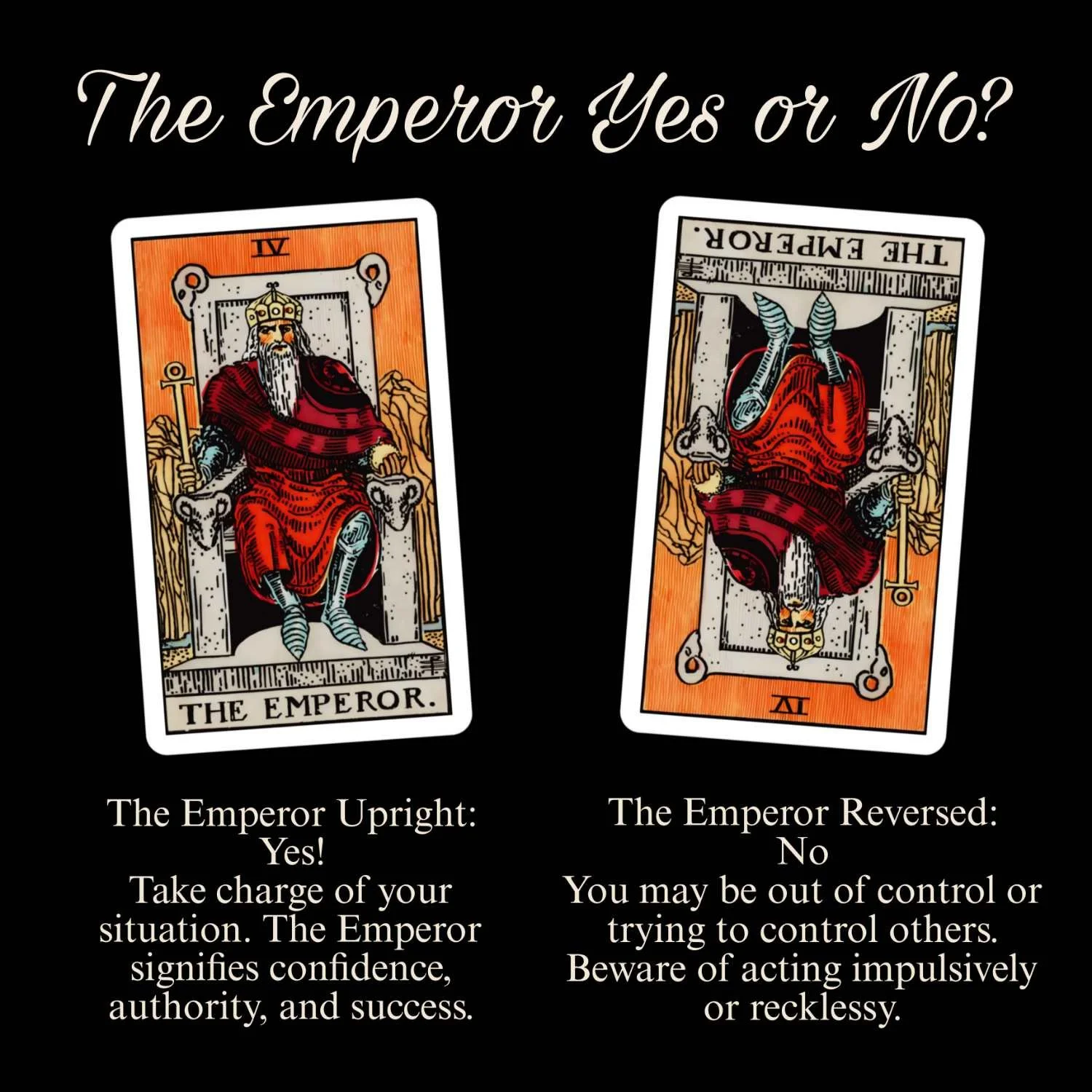 The Emperor Tarot
