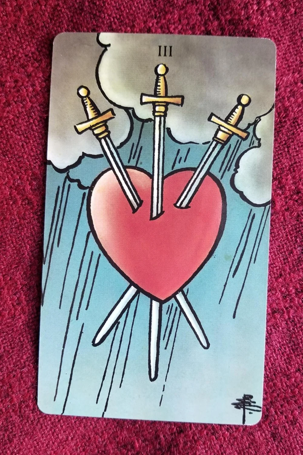 Tarot Card of the Day: 3 of Swords