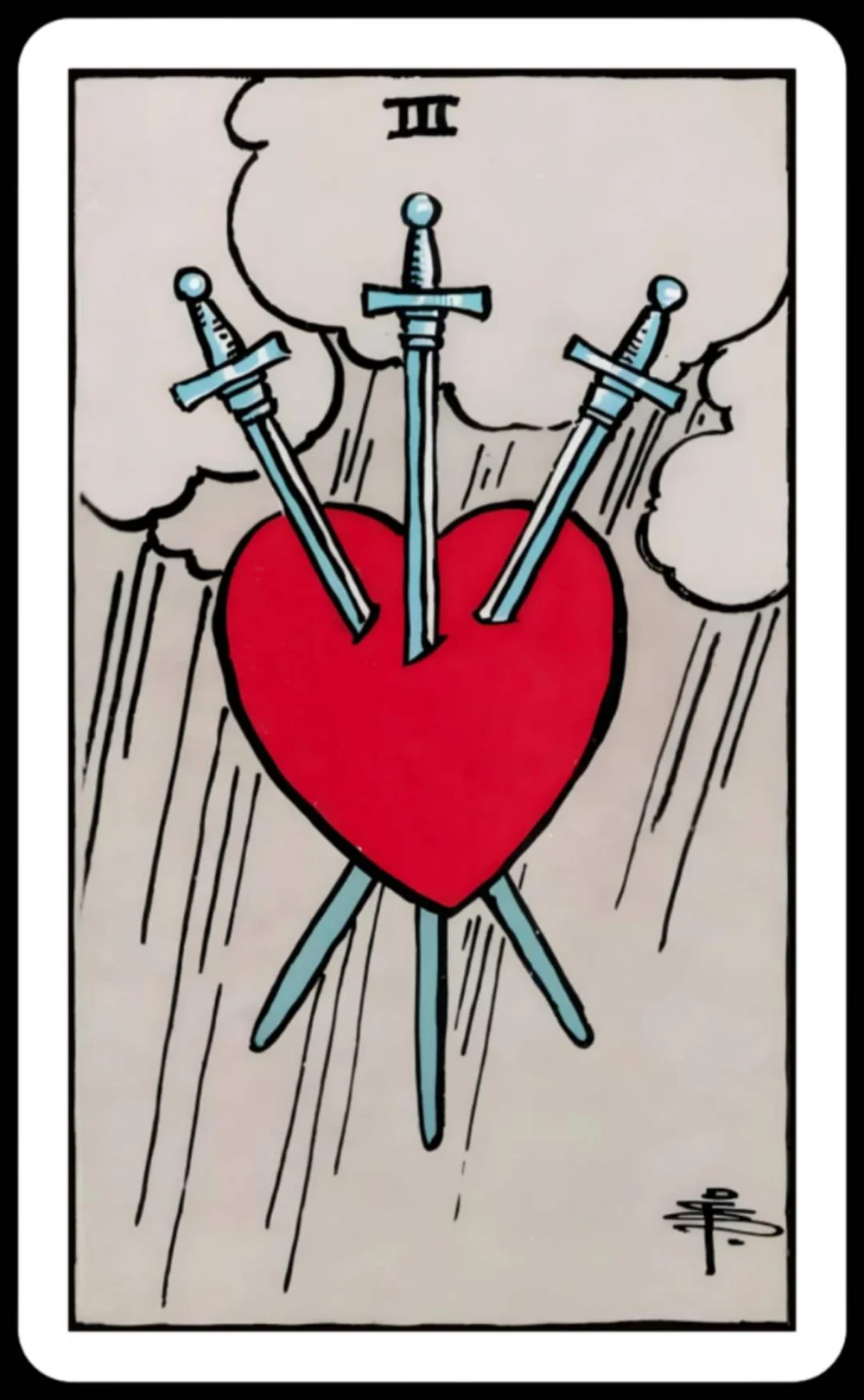 3 of Swords Yes or No