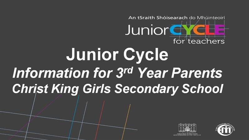 Learning in Junior Cycle — Christ King Girls' Secondary School
