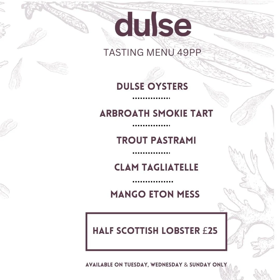 TASTING MENU — Dulse