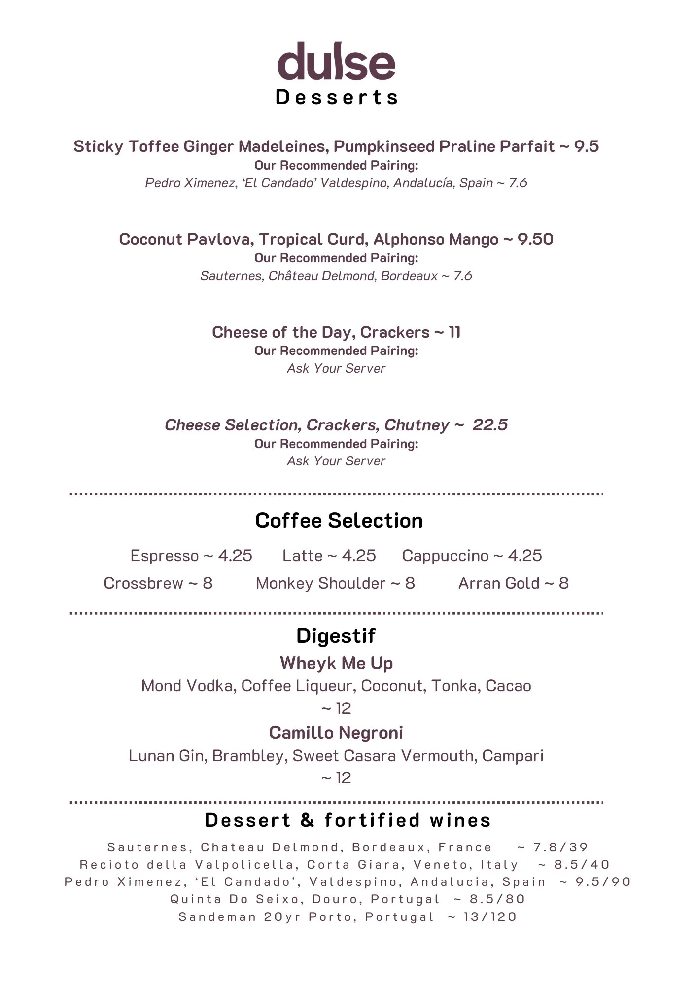 A LA CARTE — Dulse