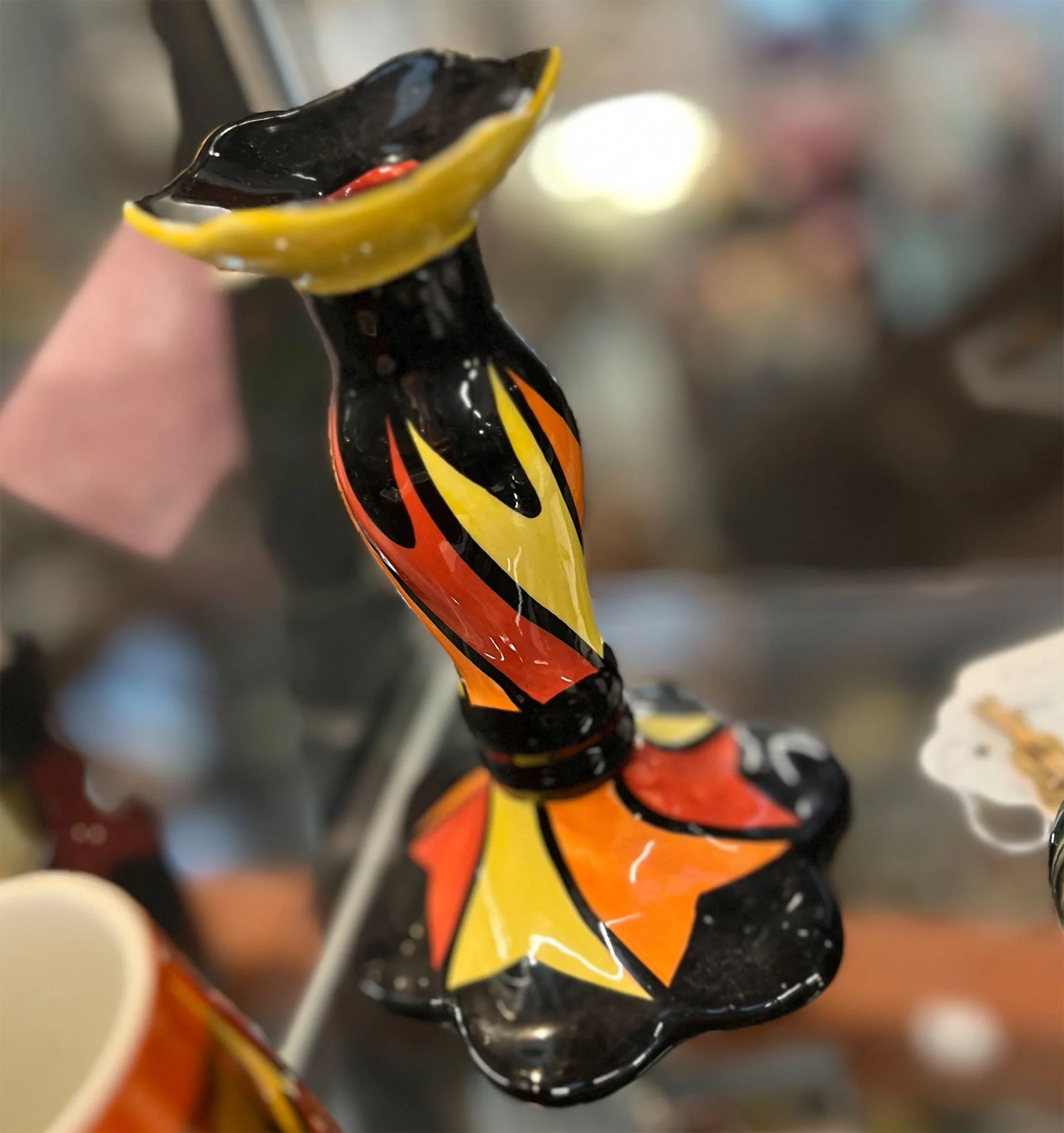Hand Blown Glass Lamp — Gdad's Collectables