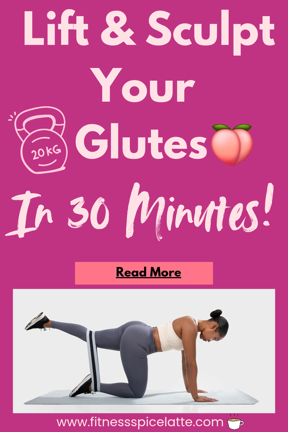 30-Minute Round Butt Workout For Strong Glutes!