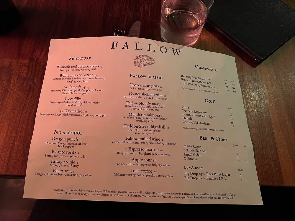 Why you must eat at Fallow in London — Hungry Soles
