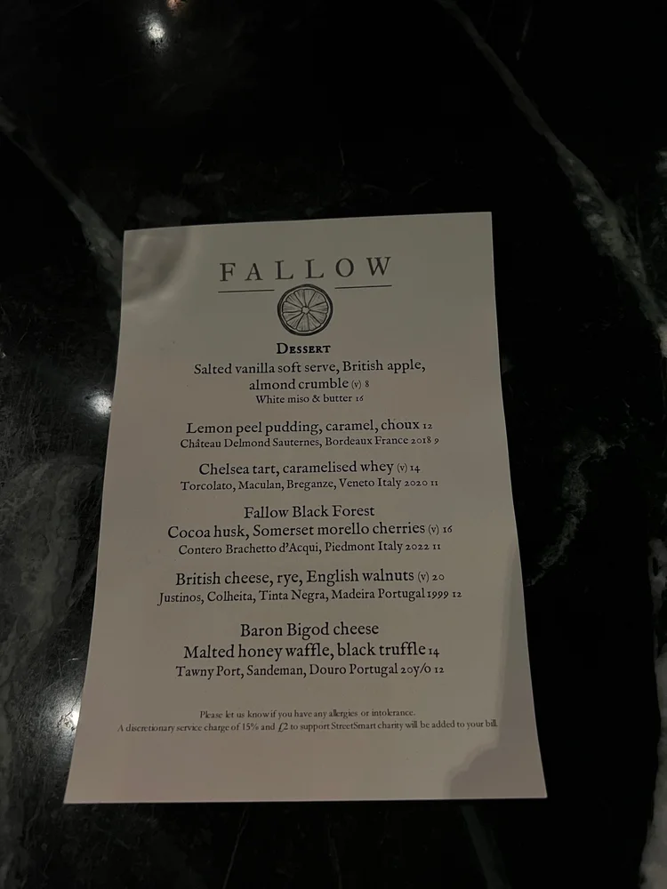 Why you must eat at Fallow in London — Hungry Soles
