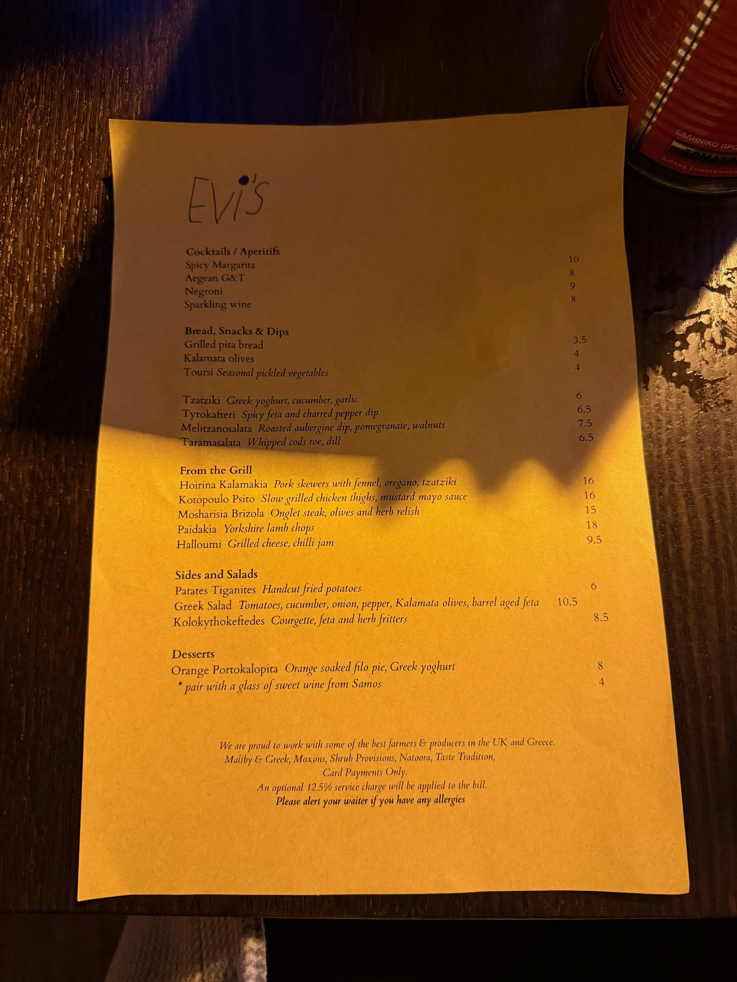 Evi's - A Taste of Greece in Dulwich (2025 Review) — Hungry Soles