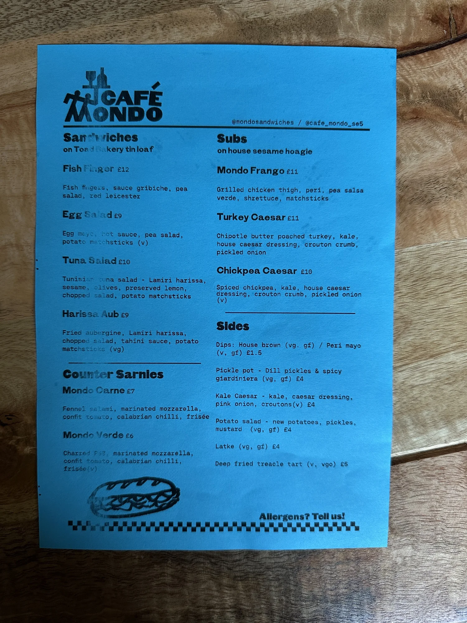 Cafe Mondo - The Best Sandwiches in South East London — Hungry Soles