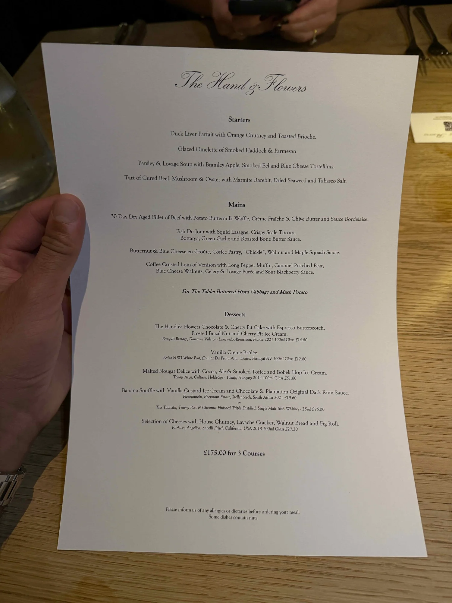 The Hand and Flowers - A Review from Non-Critics — Hungry Soles