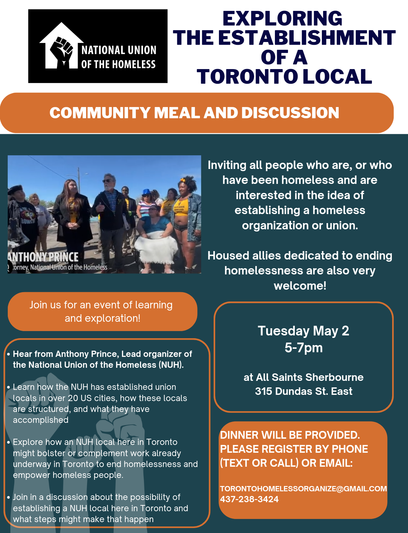Learning about US Union for the Homeless - May 2 @ 5pm — RP Community ...