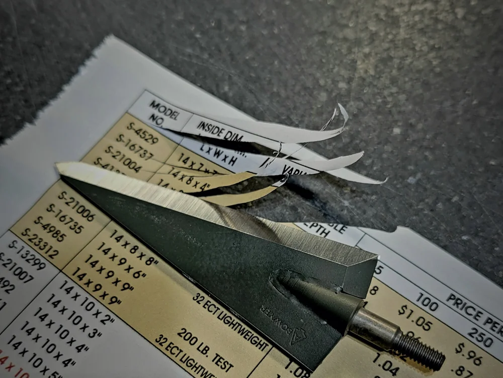 Abowyer Single-Bevel Broadheads Made in America — Abowyer