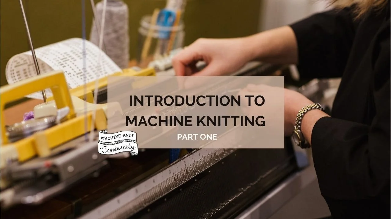 Online machine knitting classes