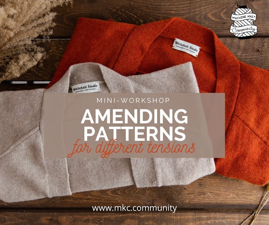 Online machine knitting classes