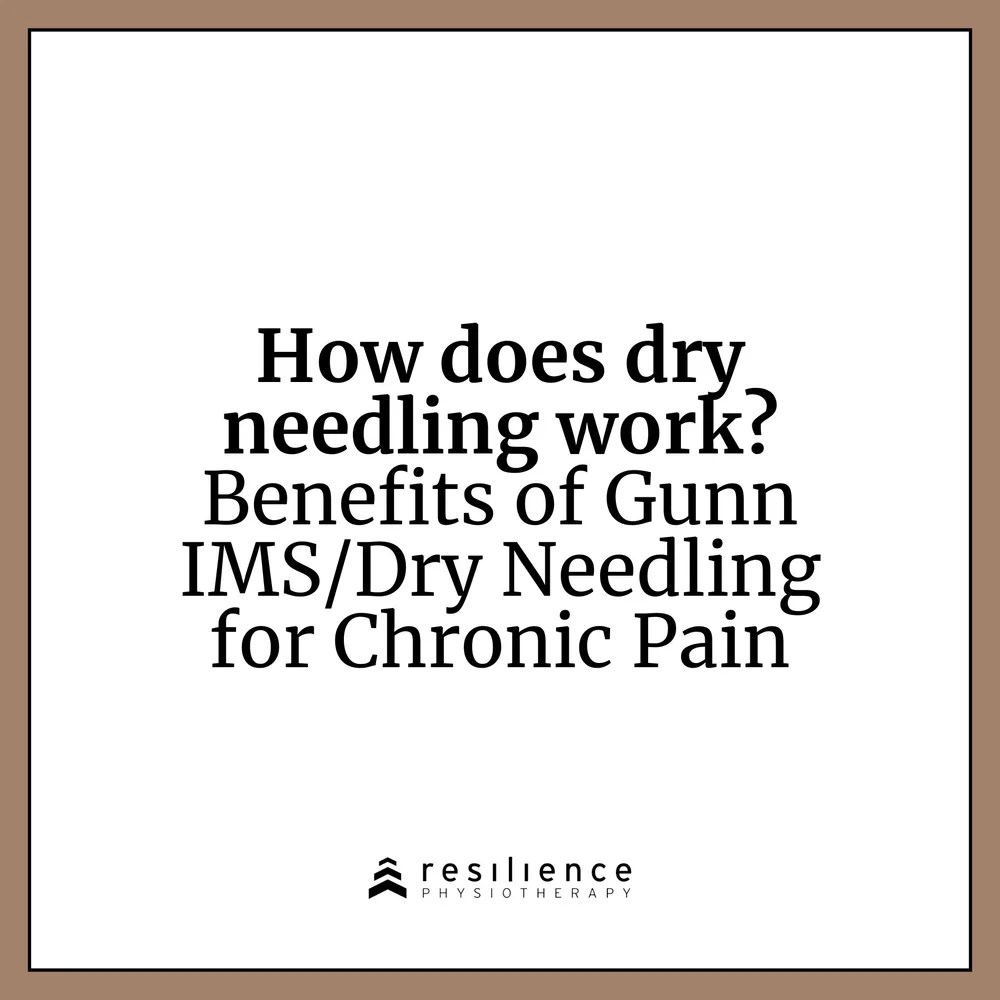 How does dry needling work? — Resilience Physiotherapy — Toronto, ON