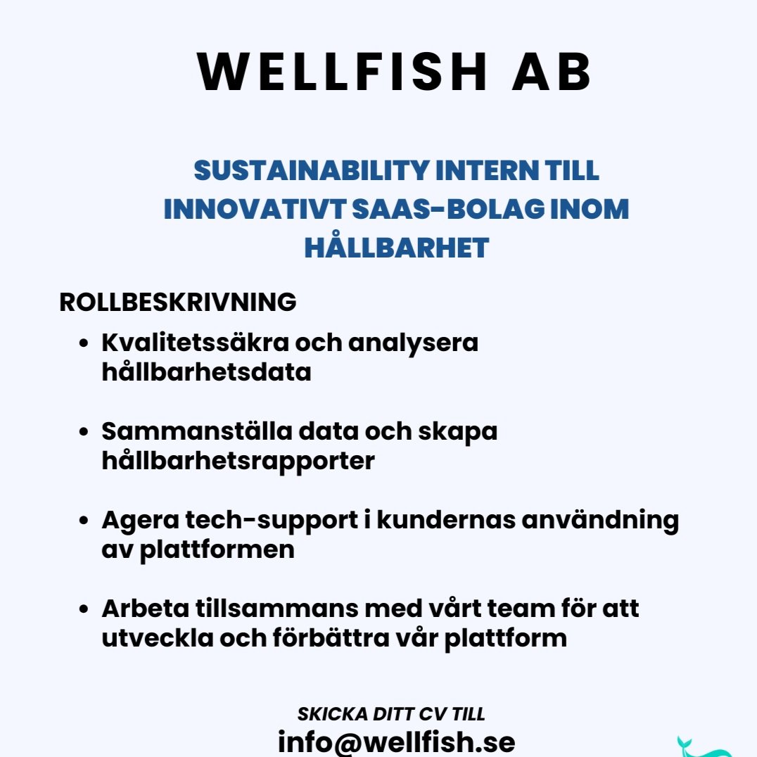 Karriär — Wellfish