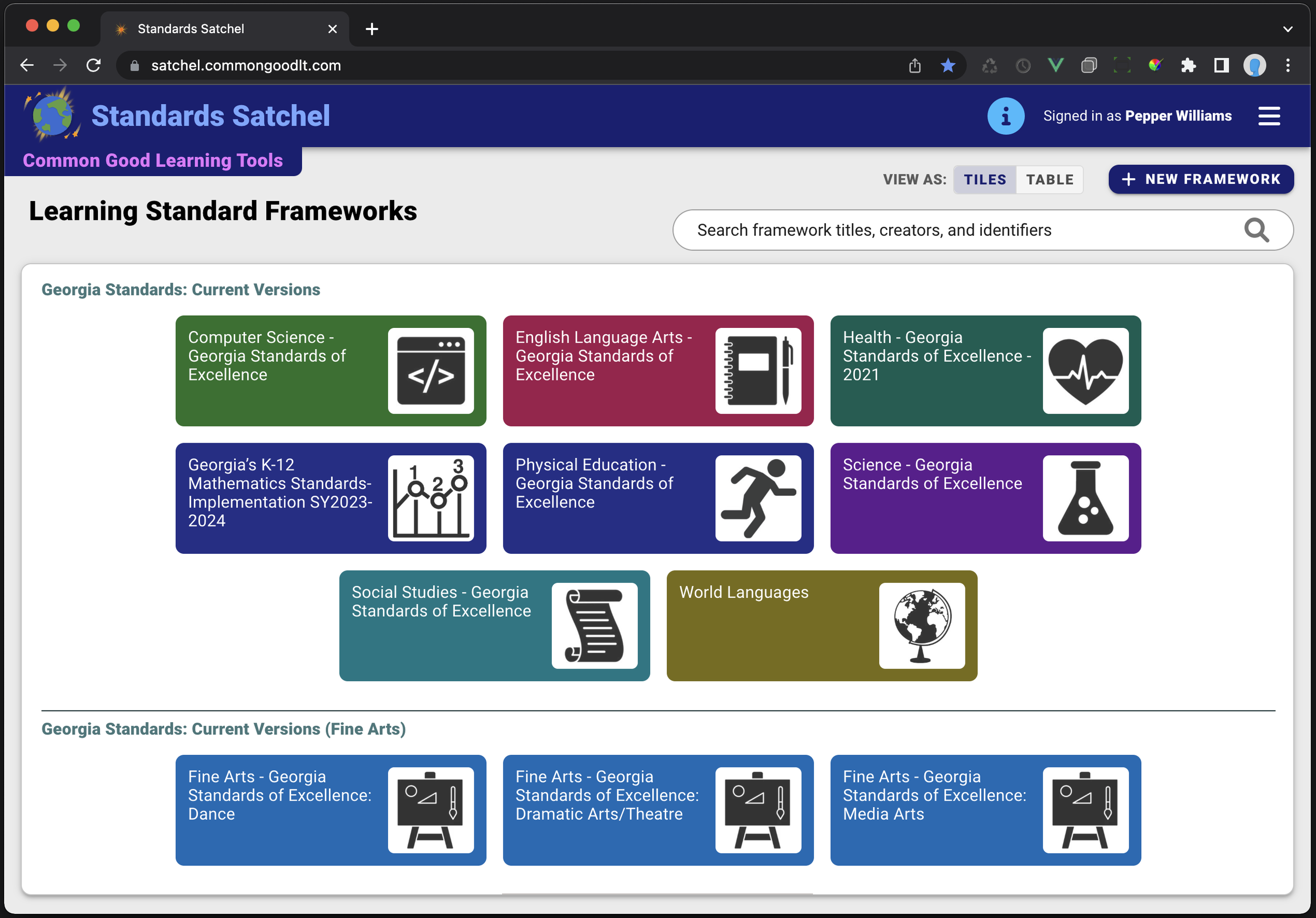 Satchel — Common Good Learning Tools