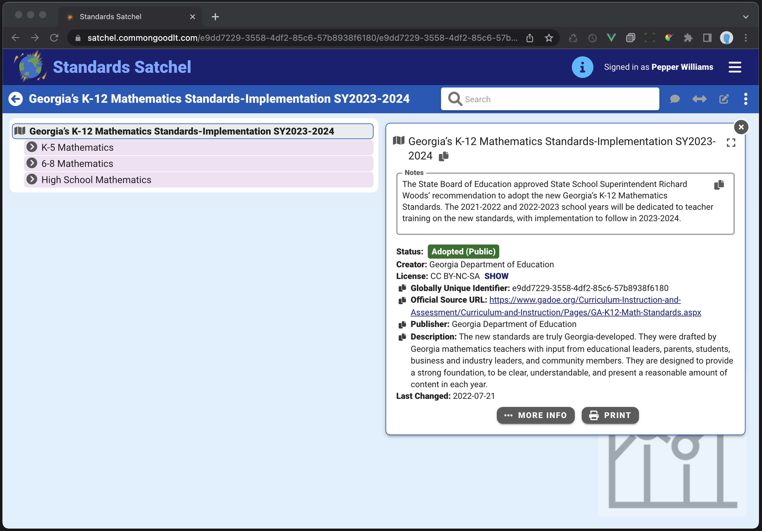 Satchel — Common Good Learning Tools