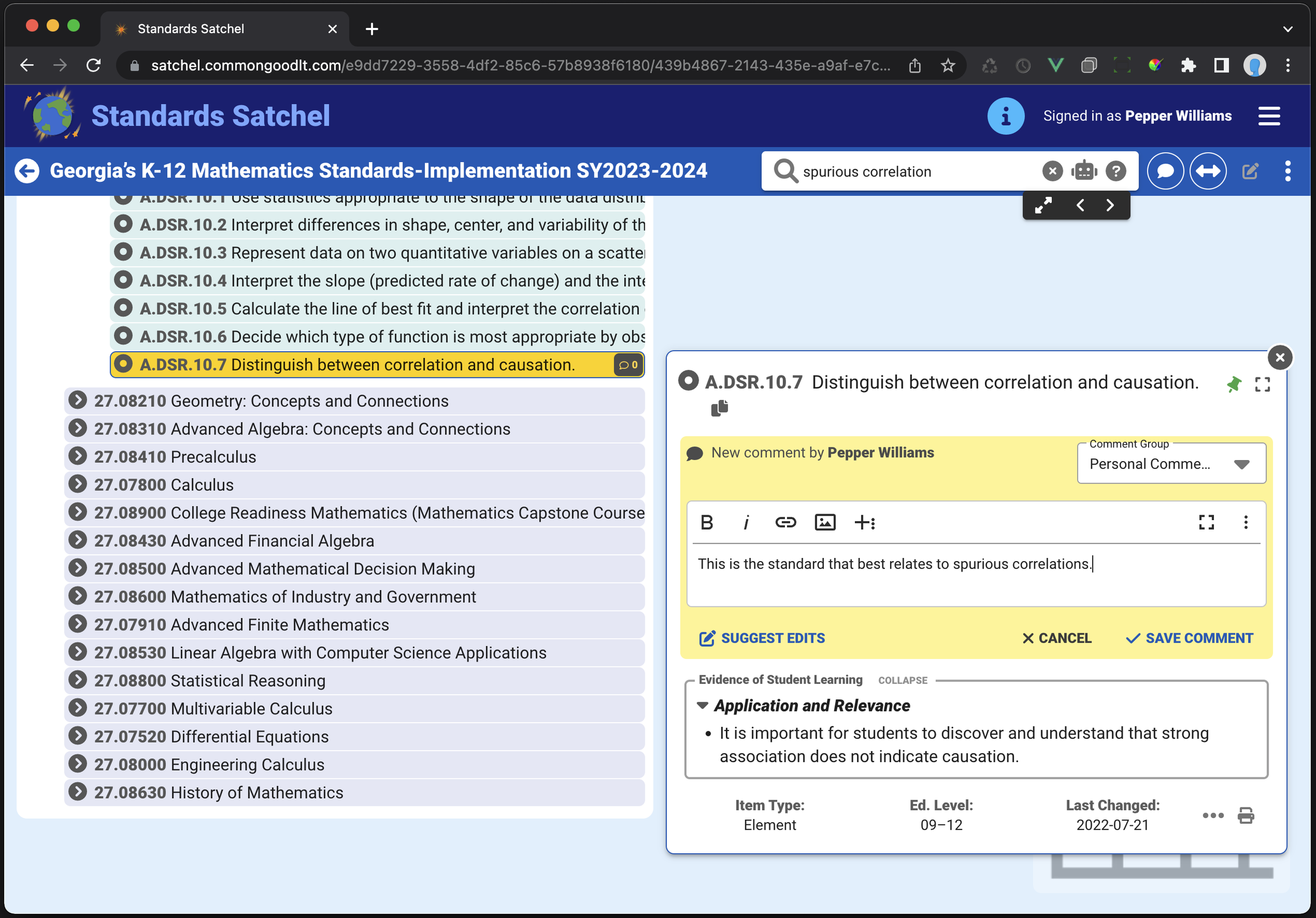 Satchel — Common Good Learning Tools