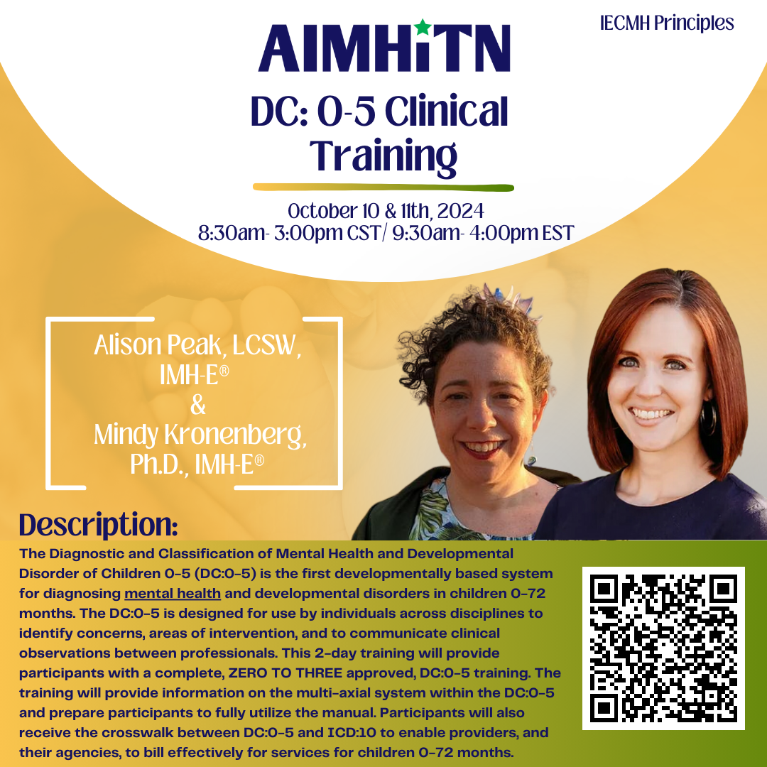 Training & Events Calendar — The Association of Infant Mental Health in ...