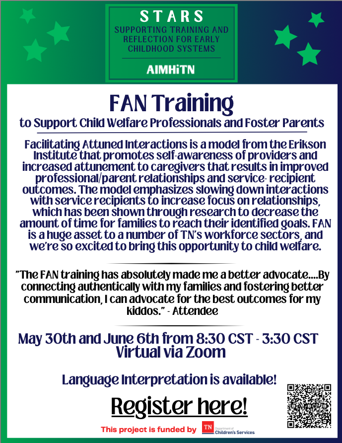 FAN Training — The Association of Infant Mental Health in Tennessee