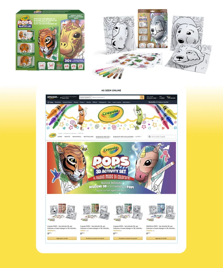 Crayola Pops 3D Activity Set — HRO DESIGN INC.