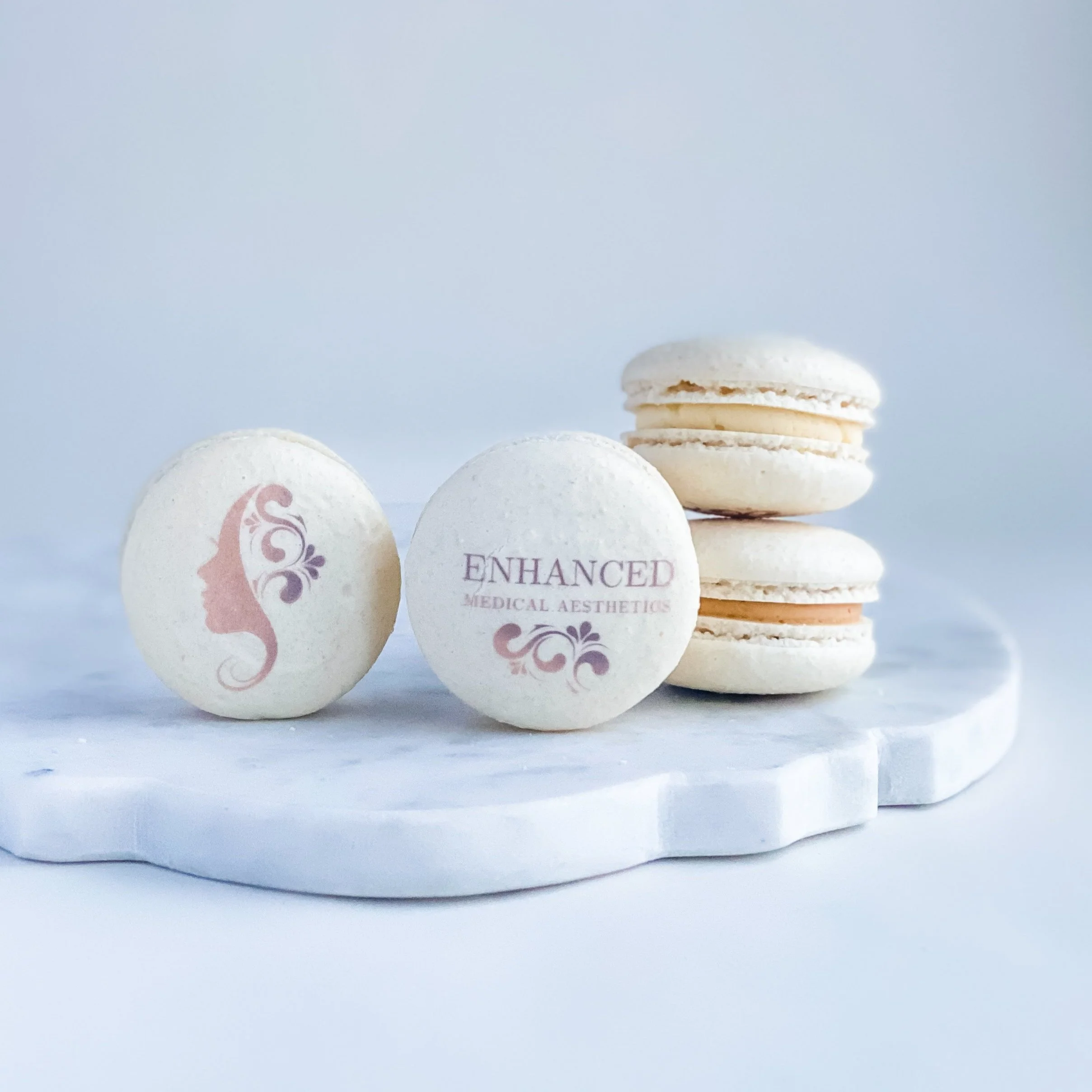 Edmonton Corporate Gifting with Logo Macarons — A Worthy Cookie