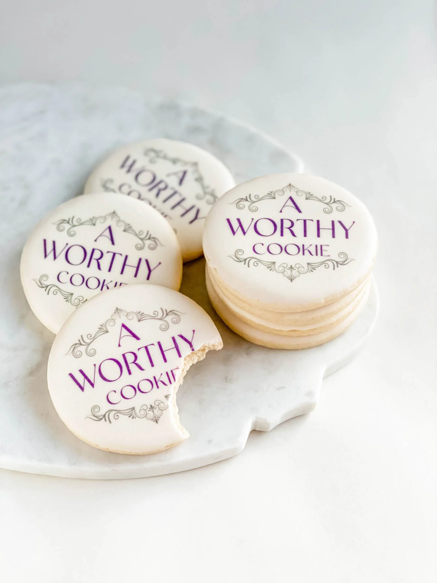 Holiday - 2 Medium Bagged Logo Cookies Pack — A Worthy Cookie