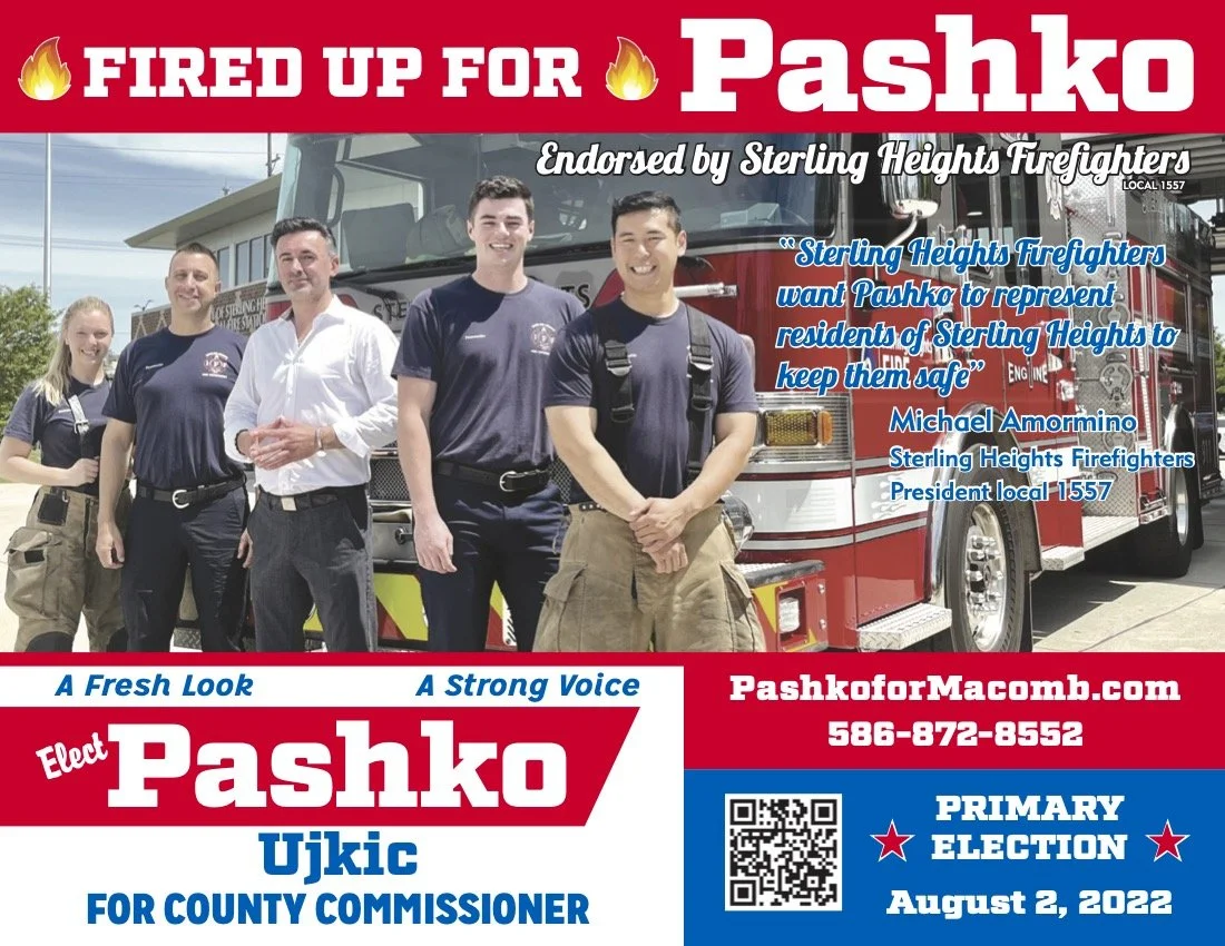 Welcome - Pashko for Macomb County Commissioner District 5