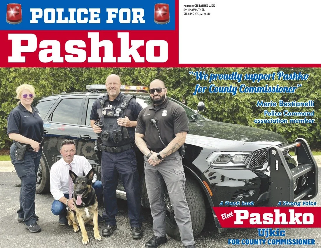 Welcome - Pashko for Macomb County Commissioner District 5