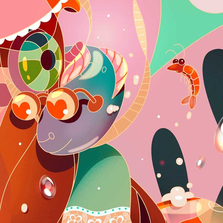 Candy Sea — Nuria Boj Limited - Illustration & Animation