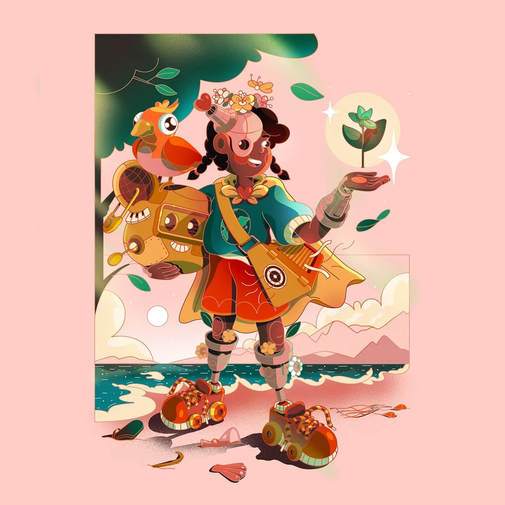 Climate Superhero - Collaboration with Adobe UK — Nuria Boj Limited ...