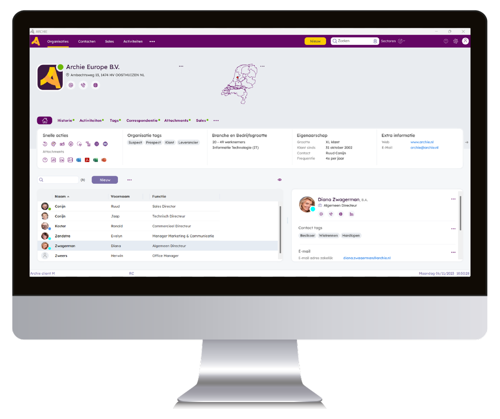 Archie CRM Software | Nummer 1 CRM van Nederlandse bodem