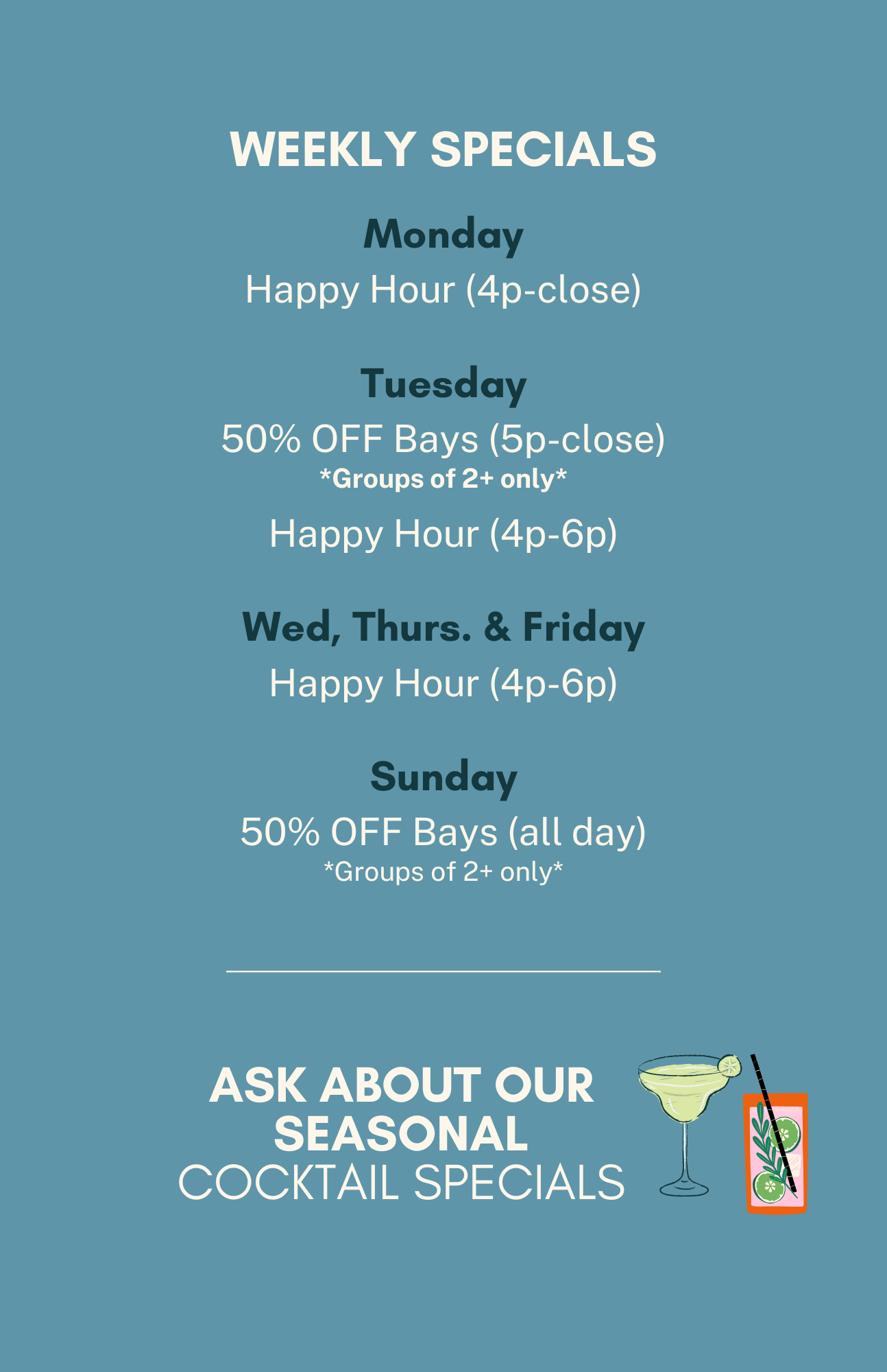 Hudson Golf — Happy Hour