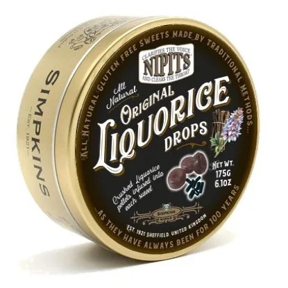 6217 Nipits Blackcurrant & Liquorice Drops — B&R Classics: Importing ...